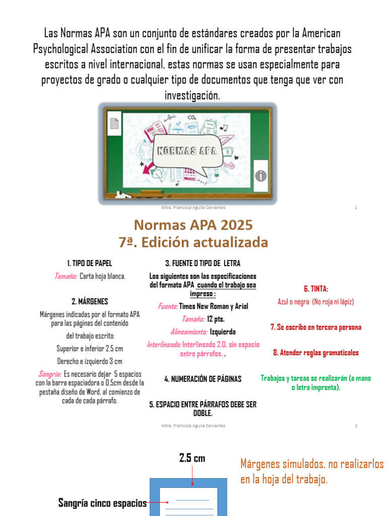 Normas APA 2025: Guía de Formato Esencial | PDF | Estilo apa