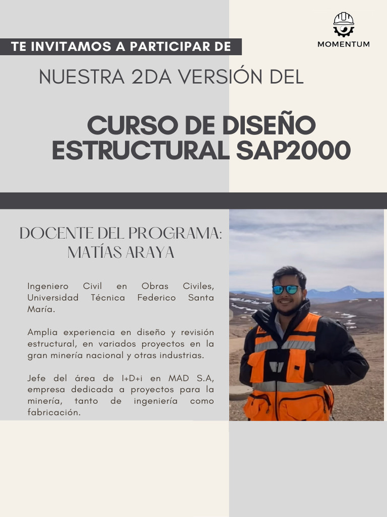 Curso Diseño Estructural SAP2000 | PDF | Ingeniería estructural | Diseño