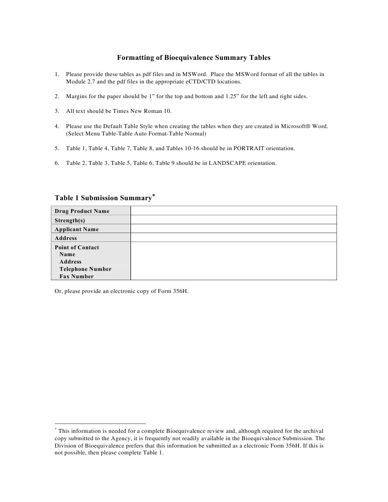 FDA Summary Tables | PDF | Confidence Interval | Tablet (Pharmacy)