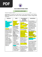 Sample Ncoi For Tiii Applicant | PDF | Lesson Plan | Learning