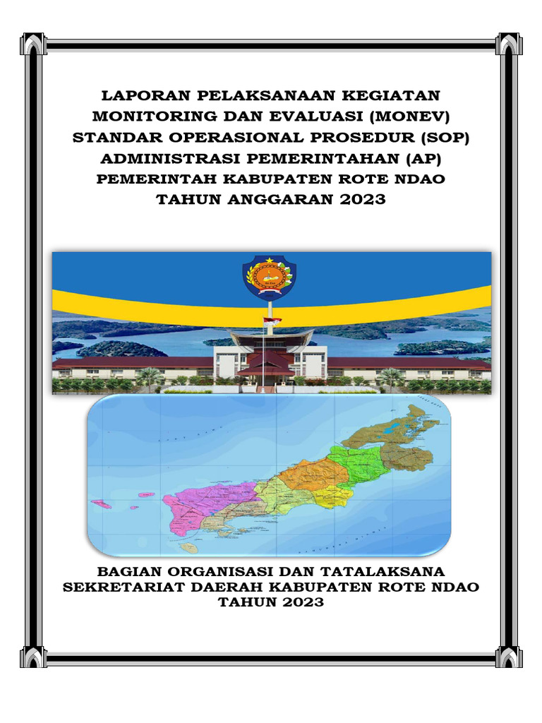 Laporan Pelaksanaan Kegiatan Monitoring Dan Evaluasi (Monev) Standar ...