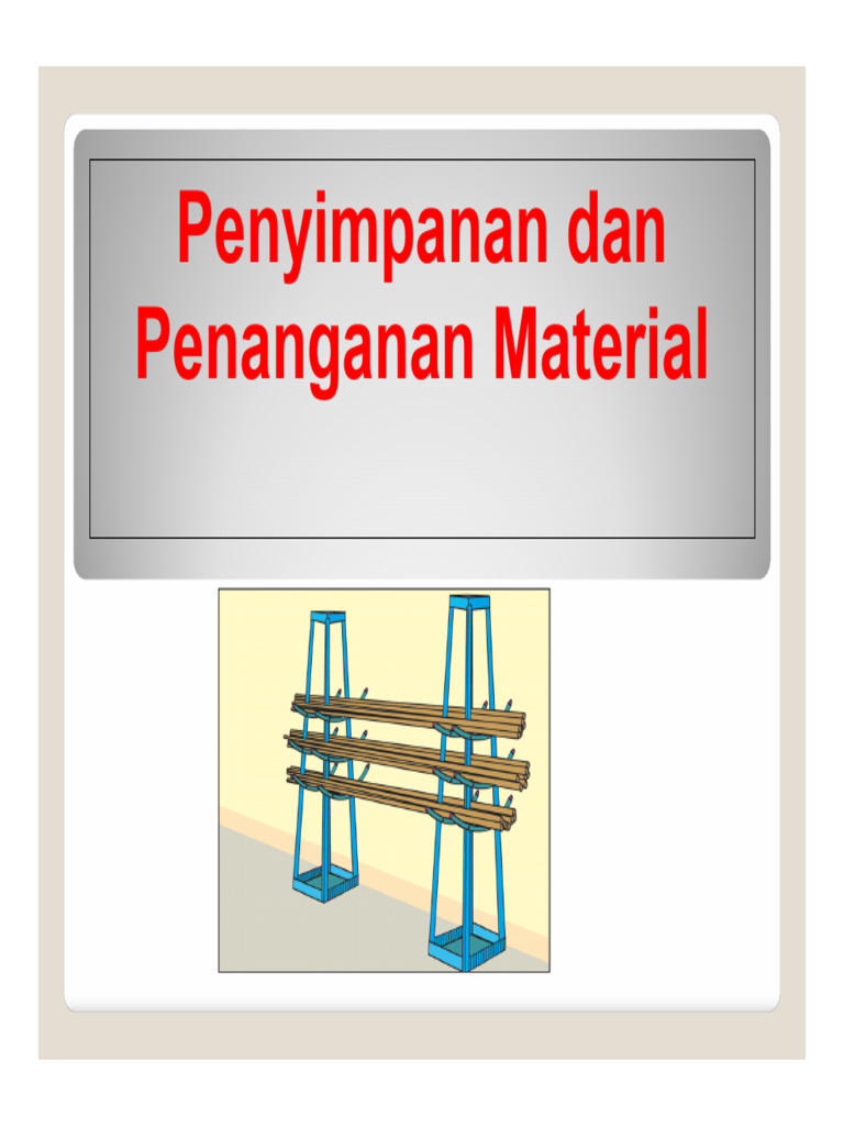 Penyimpanan & Penanganan Material | PDF