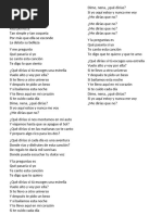 Niña Bonita Letra | PDF