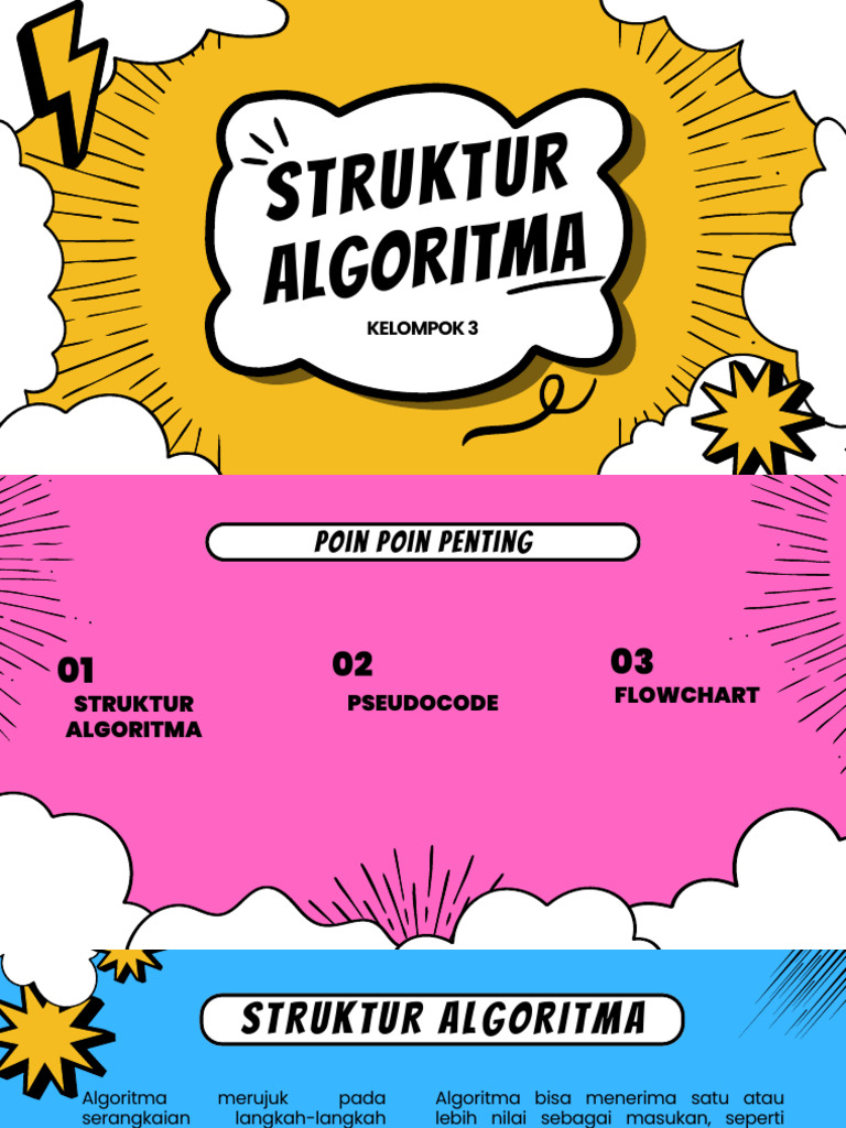 Algoritma Dan Struktur Data (Pertemuan 1) - Kelompok 3 - Removed | PDF