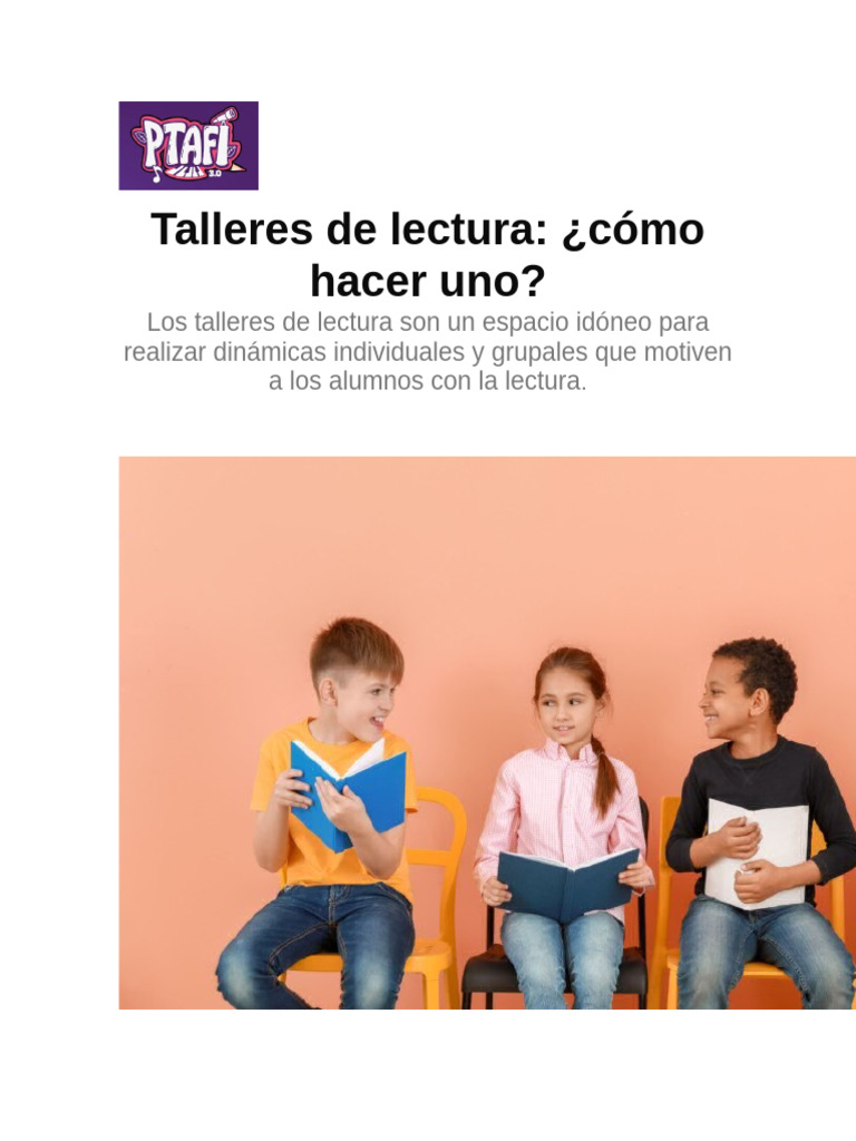 Talleres de Lectura | PDF | Salón de clases