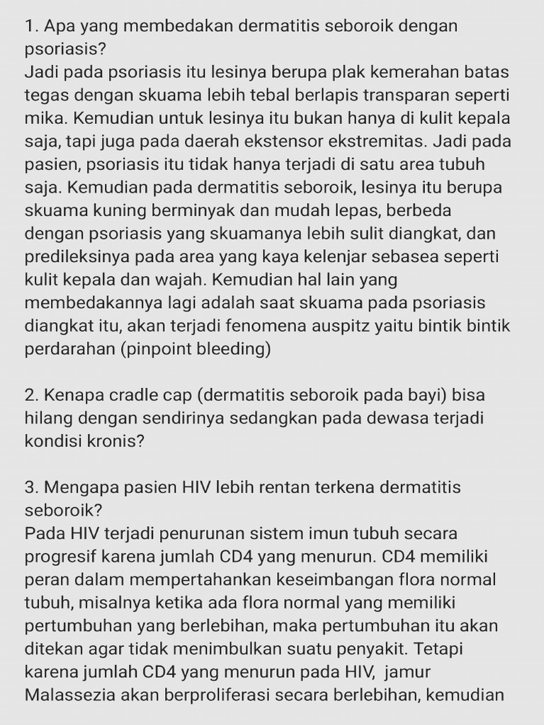 Dermatitis Sebo | PDF