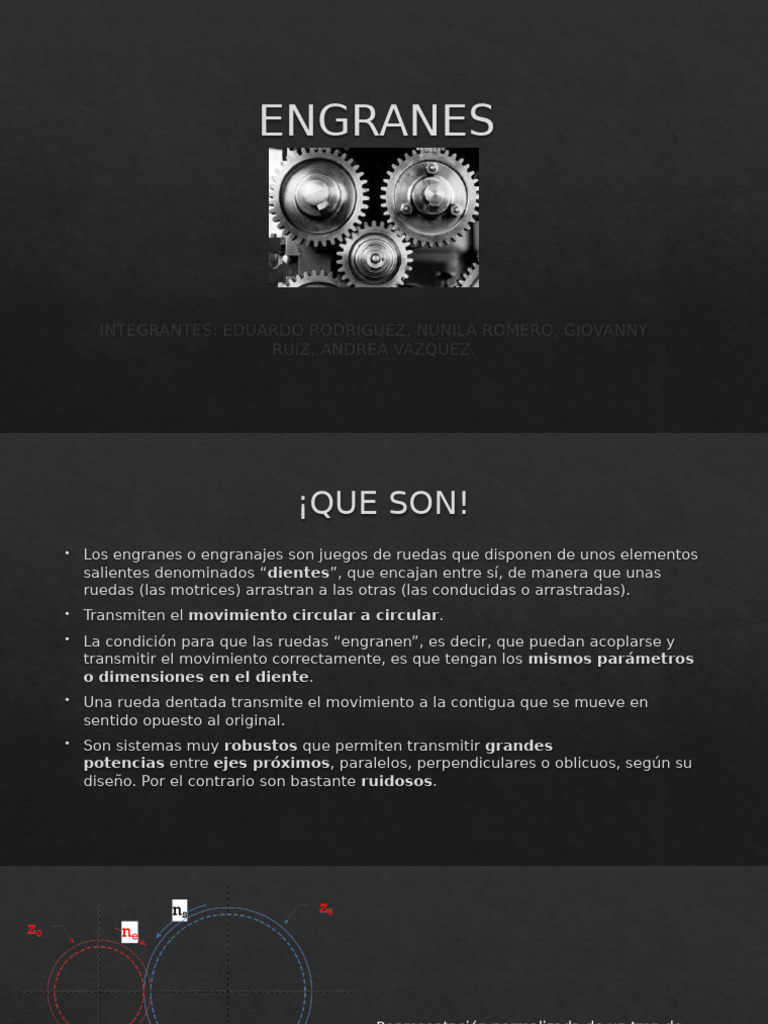 Introducción a los Engranes y su Funcionamiento | PDF | Reloj | Eje