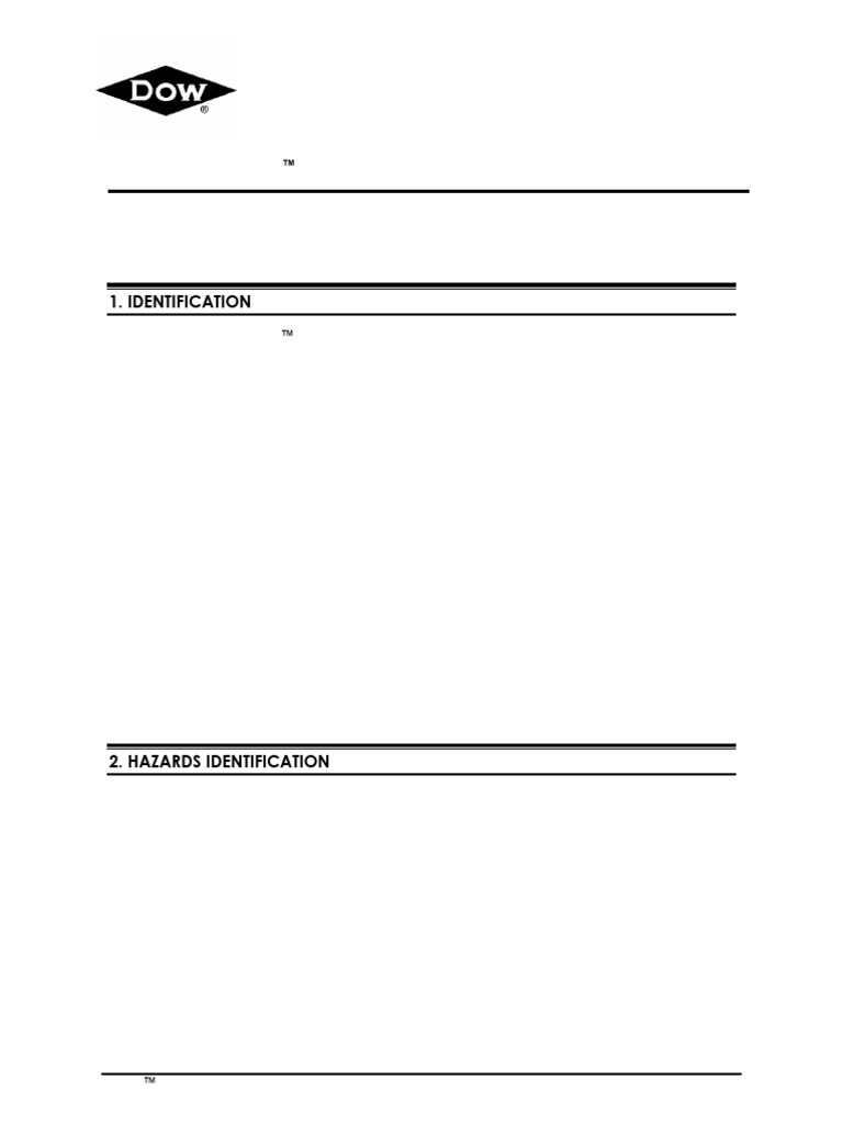 DOWANOL DPMA Safety Data Sheet | PDF | Acetic Acid | Toxicity