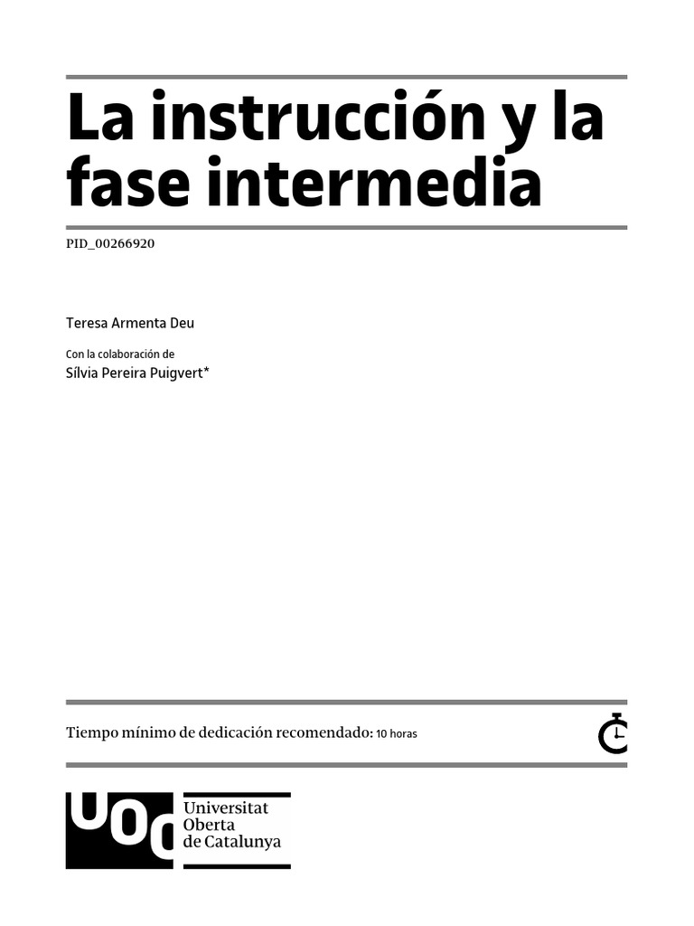 Modulo 5 - La Instrucción y La Fase Intermedia | PDF | Queja | Fiscal