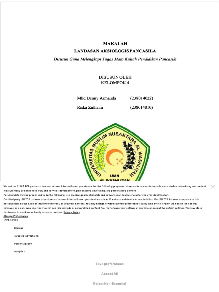 PDF P Classtruncatedtext Module Lineclamped 85ulhh Style Max Lines5makalah Landasan Aksiologis ...