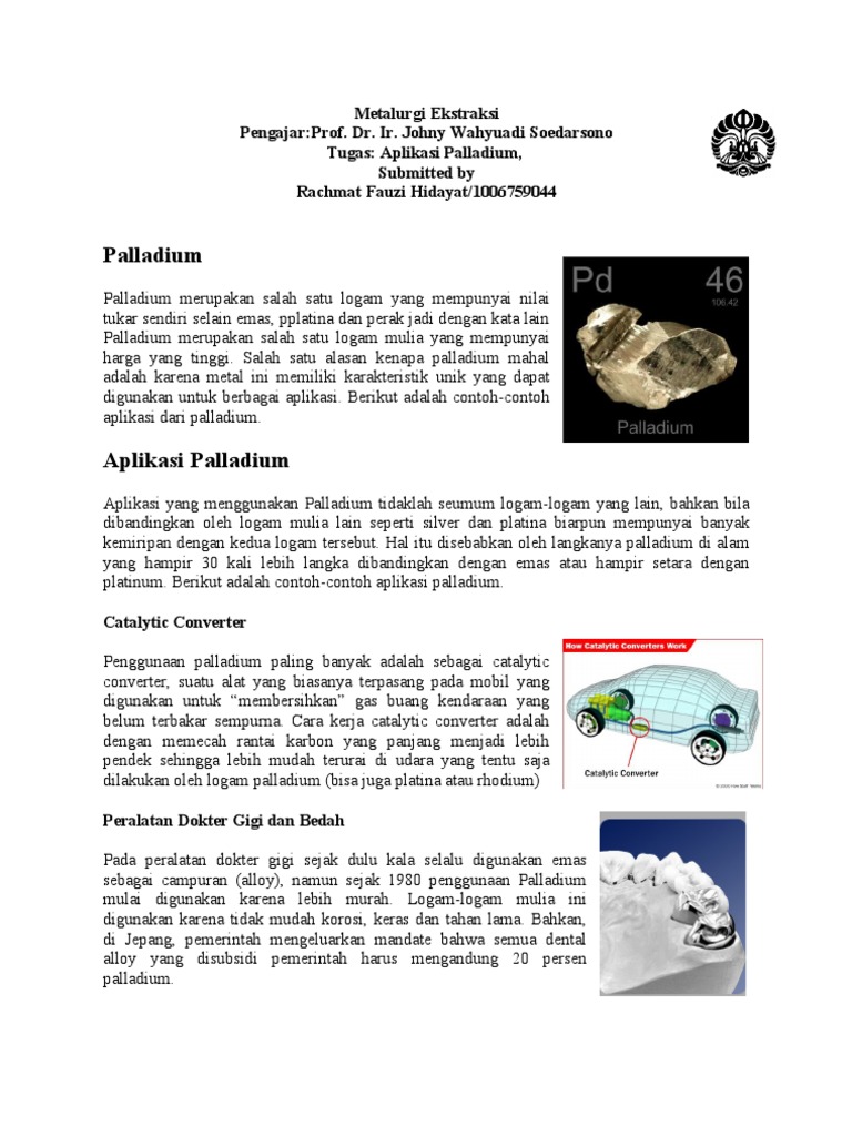 Aplikasi Palladium | PDF | Sains & Matematika