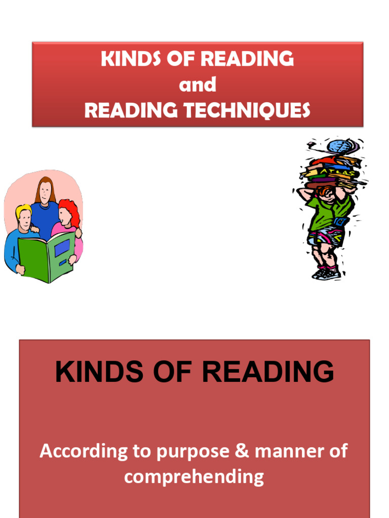 Lesson 3 The Different Kinds of Reading and Its Techniques | PDF ...