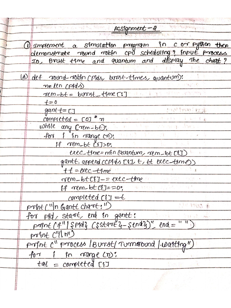 Os Assignment 2 | PDF