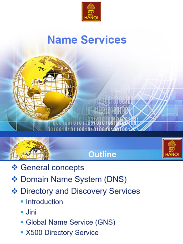 Lecture 3 - Name Services-2025 - P1 | PDF | Domain Name System | Computer Science