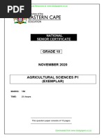 2025 Term 1 AGRS Grade 10 Test | PDF | Grazing | Agriculture