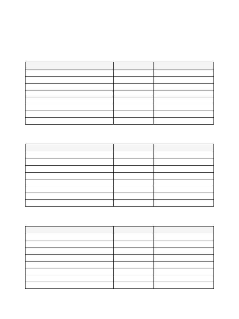 Daily Life and Preferences Checklist | PDF