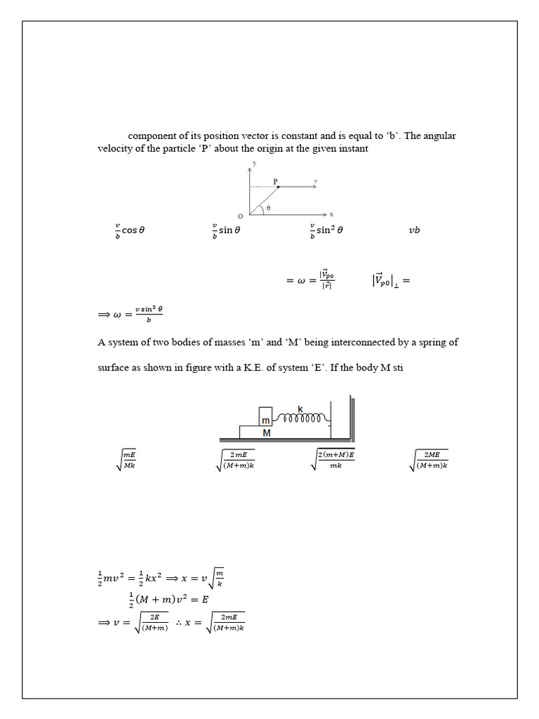 Best 250 Questions in Physics | PDF | Gases | Force