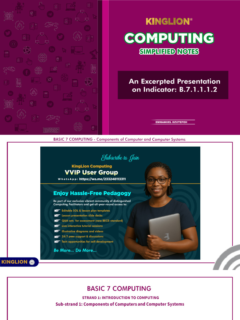 Kinglion Computing b7.1.1.1.2 Presentation | PDF