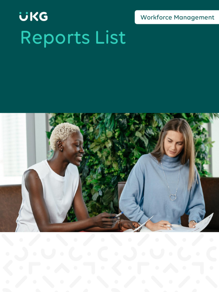 UKG Pro Workforce Management Reports | PDF | Business | Economies