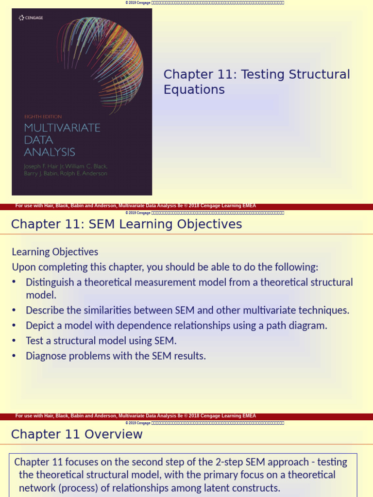 ch11 | PDF | Structural Equation Modeling | Data Analysis