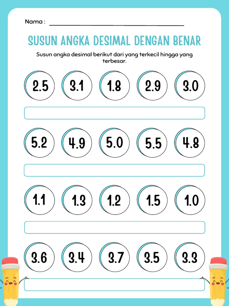 Latihan Penjumlahan dan Pengurangan Desimal | PDF