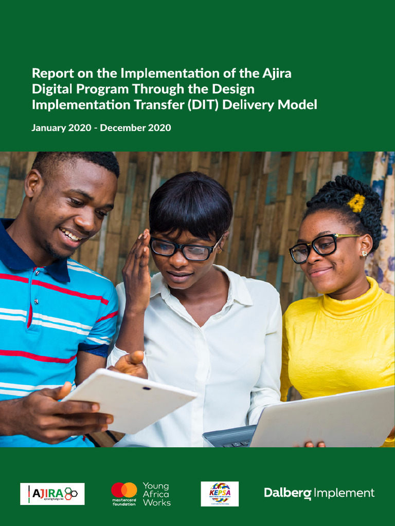 Ajira Digital Program Implementation Report | PDF | Educational ...