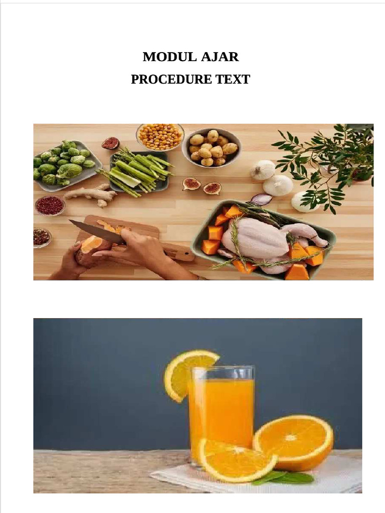 Modul Ajar Modul Ajar: Procedure Text Procedure Text | PDF