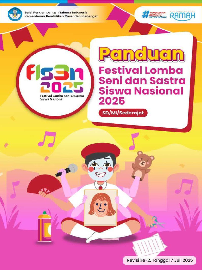 Rev. 2 Panduan Teknis Pelaksanaan FLS3N SD MI 2025 | PDF