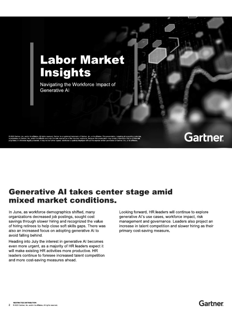 Gartner - Labor Market Insights | PDF