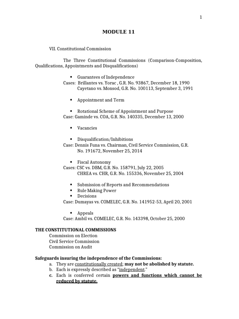 Module 11 - Final | PDF | Commission On Elections (Philippines) | Justice
