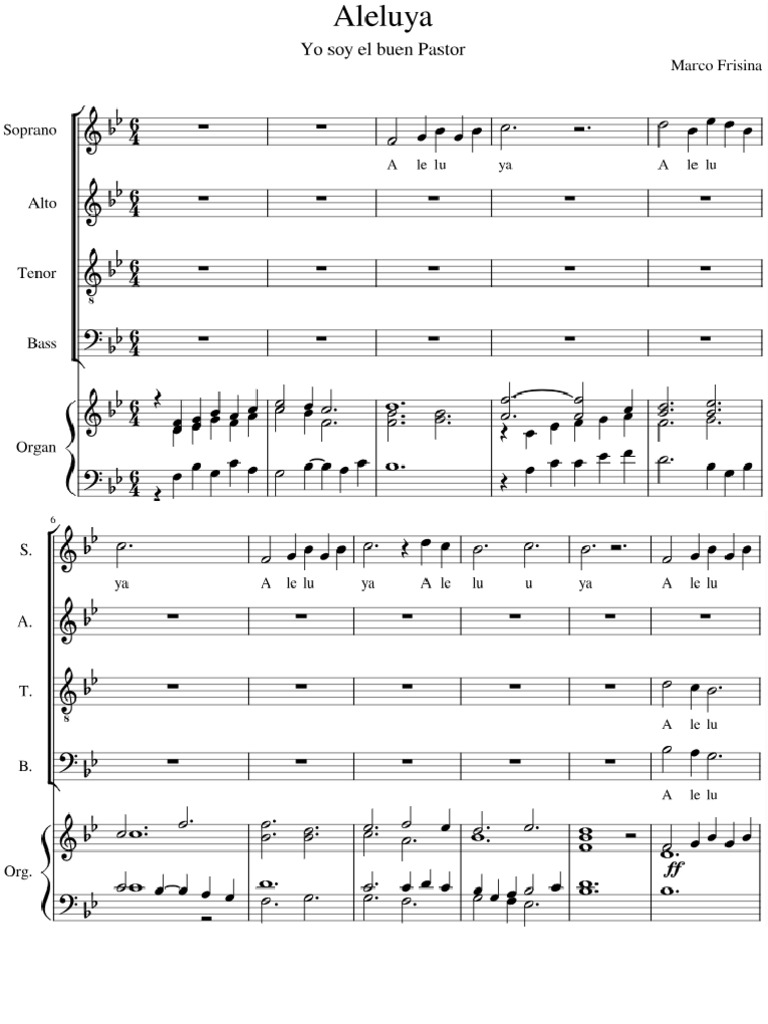 Aleluya by Marco Frisina Sheet Music | PDF