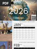 Falls Safety Calendar Template | PDF