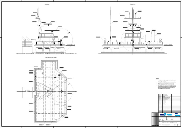 Radar and Antenna Equipment Plan P23054 | PDF | Electromagnetic ...