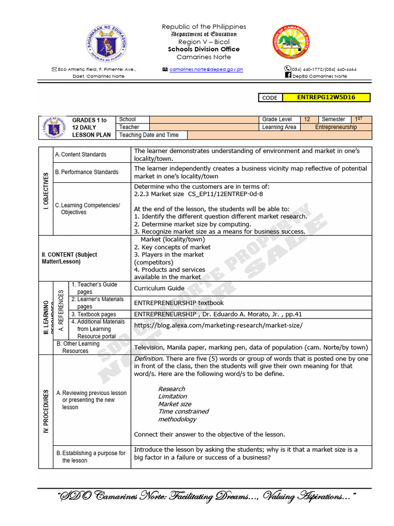 ENTREPG12W5D16 | PDF | Intelligence | Behavior Modification