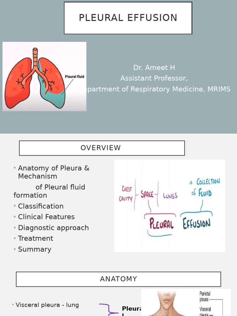 Understanding Pleural Effusion: Causes, Diagnosis, and Treatment | PDF ...