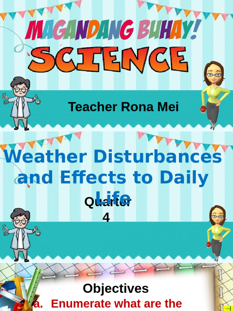 Grade 5 Q4 Week 3 - Weather Disturbances (1) | PDF | Tropical Cyclones ...