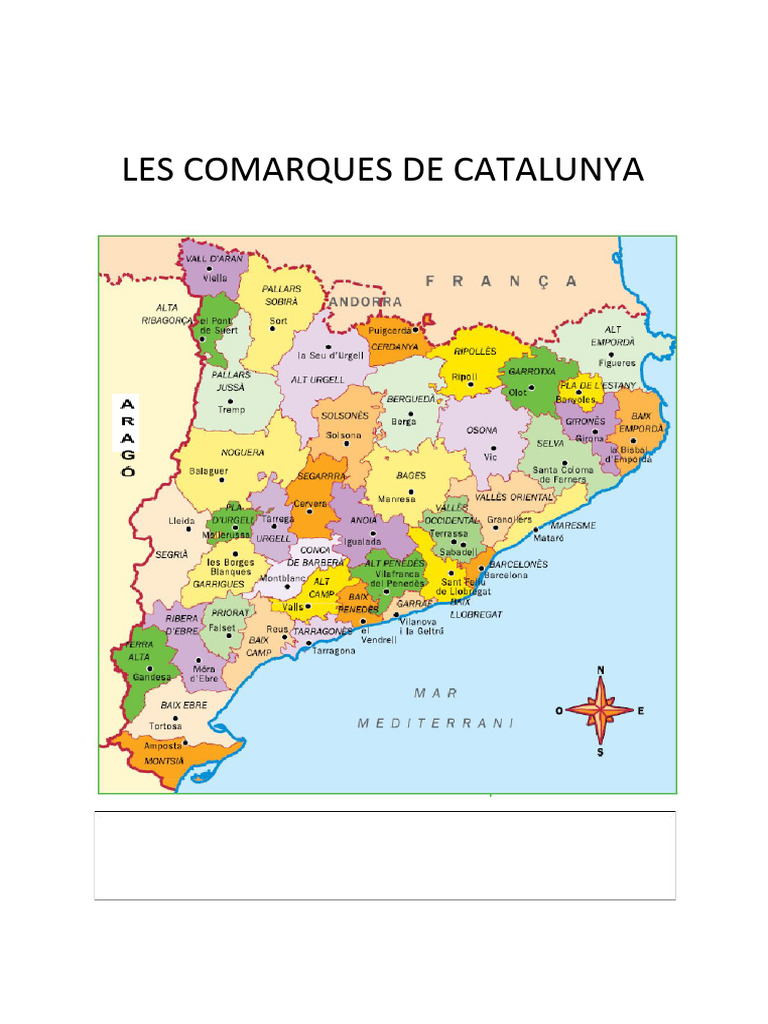 Comarques de Catalunya Dossier | PDF