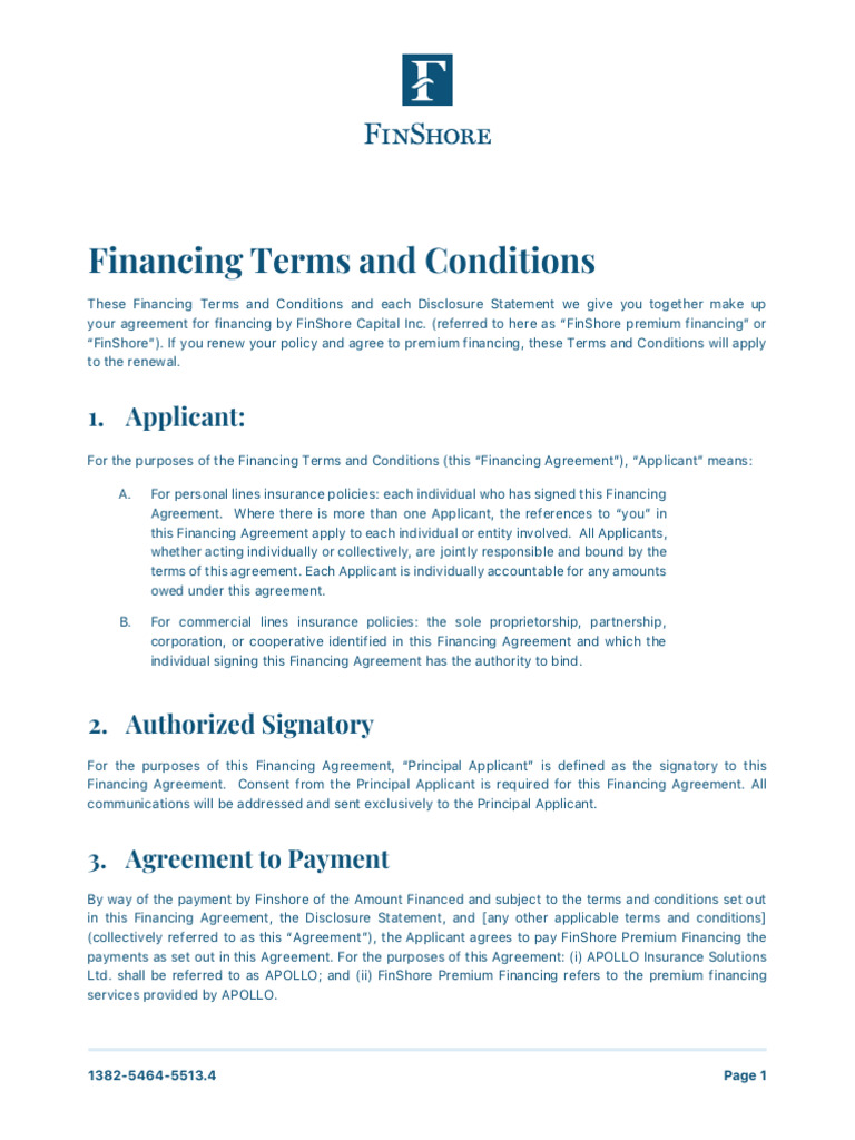 APO-TNB-241934 20250831 Financial Agreement | PDF | Insurance ...