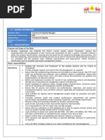 QHSE Manager Job Description | PDF | Quality Assurance | Occupational ...