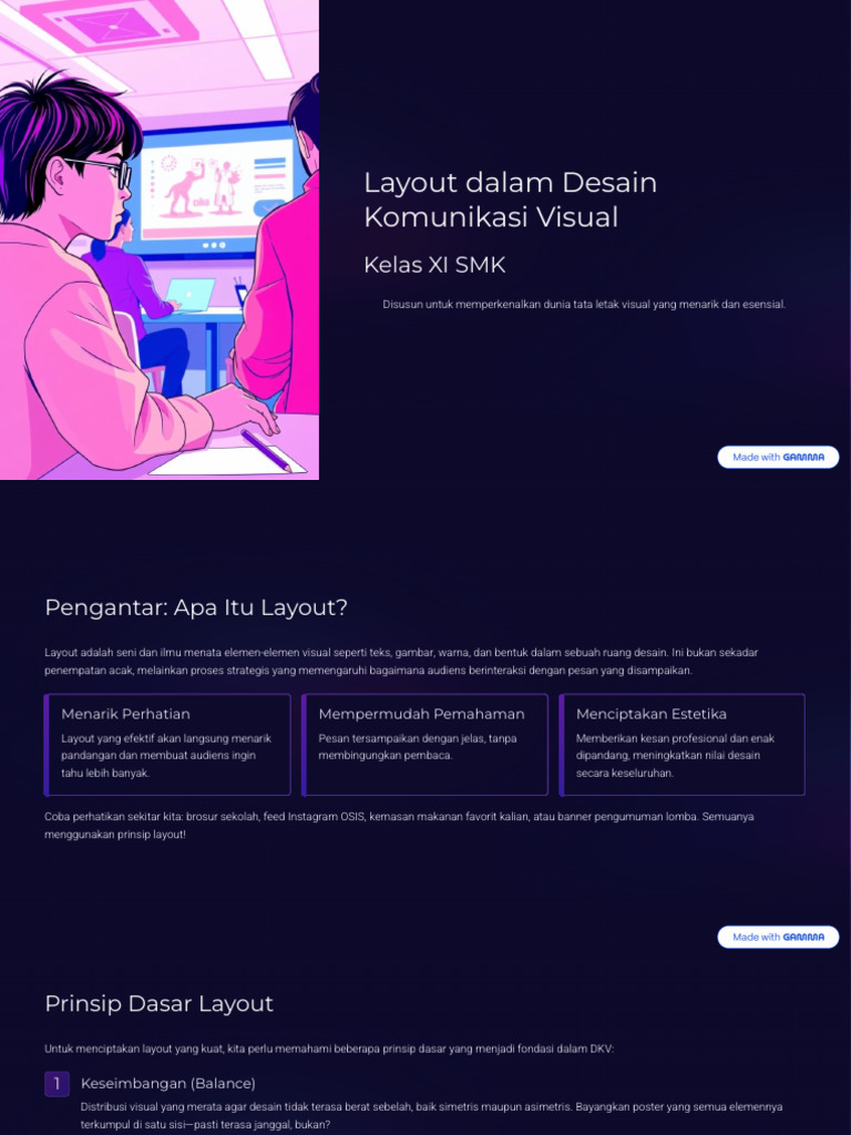 Prinsip Layout dalam Desain Visual | PDF
