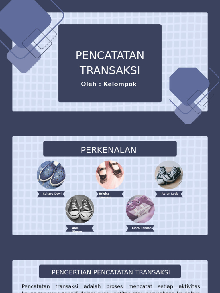 Pencatatan Transaksi | PDF