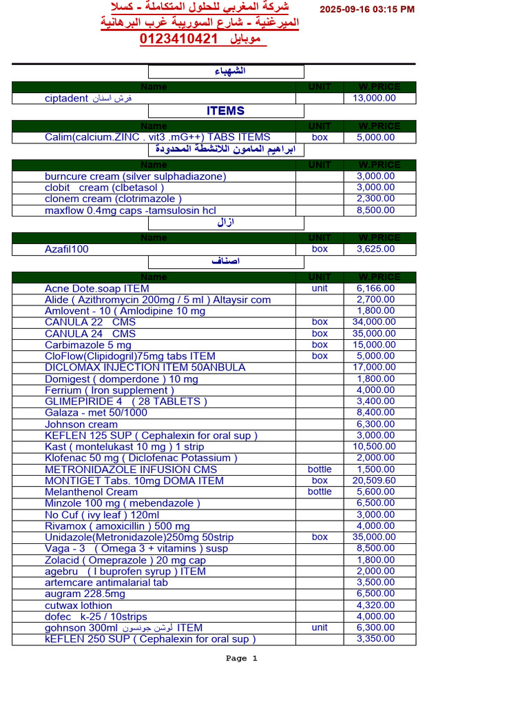 Pharmaceutical Item Price List | PDF | Pharmacology | World Health ...