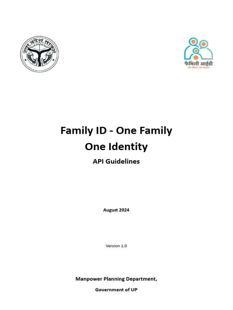 API Guidelines - For - Family ID | PDF | Espionage Techniques | Computing