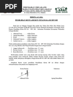 Pedoman Administrasi RT Dan RW - KOP SURAT | PDF