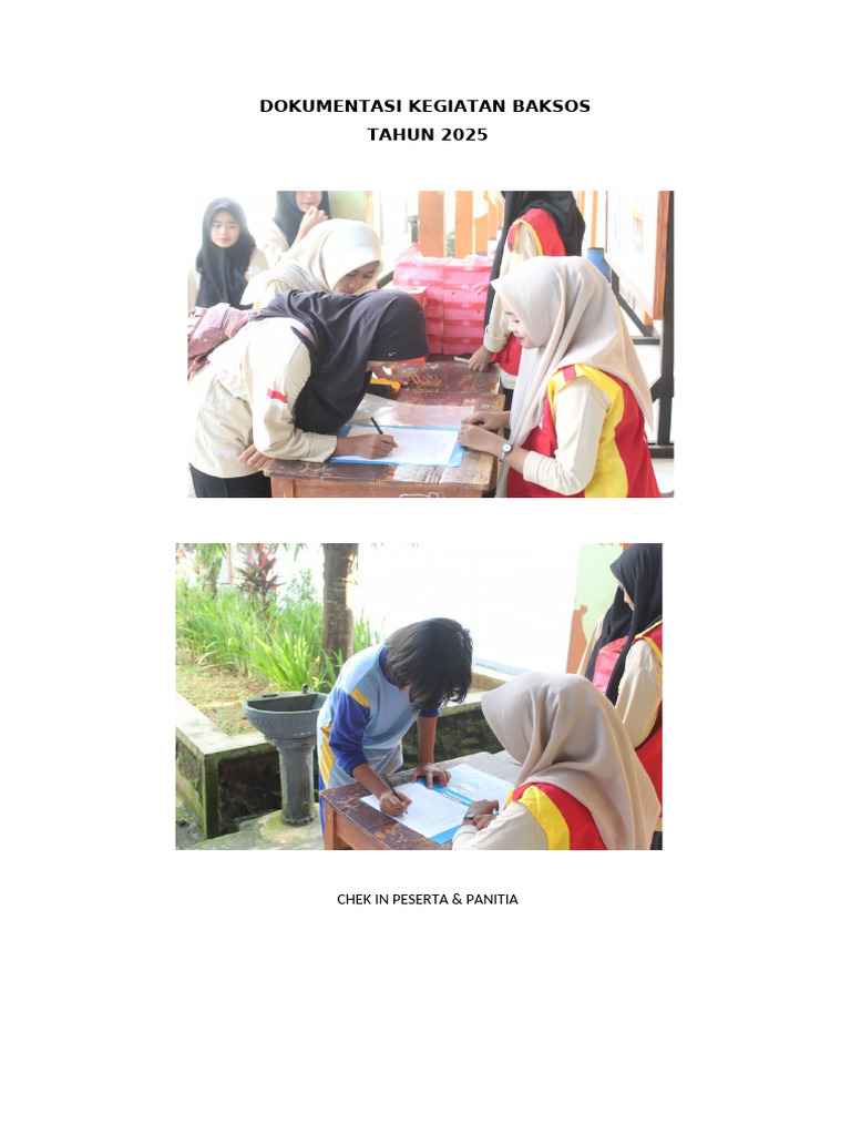 Foto Kegiatan Baksos 2025 | PDF