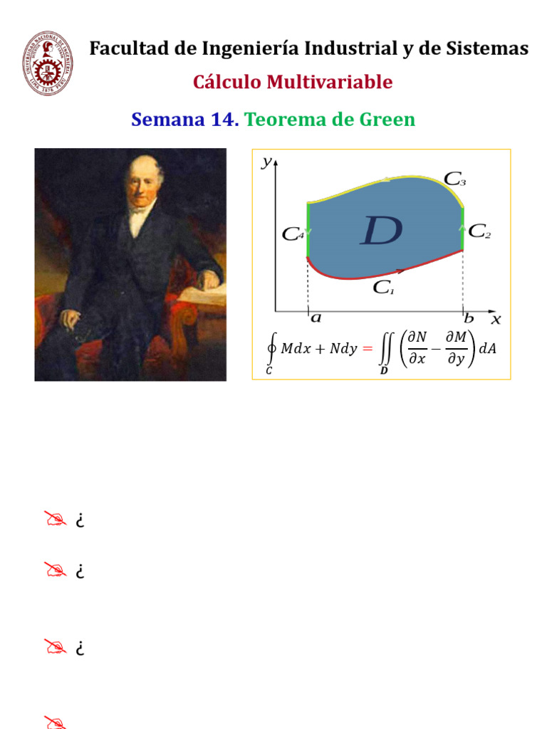 Teorema de Green en Cálculo Multivariable | PDF | Integral | Geometría