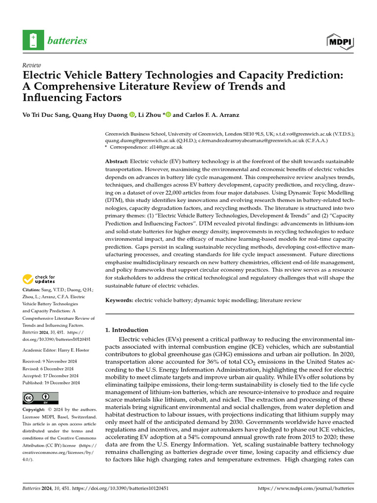 EV Battery Technologies & Capacity Trends | PDF | Electric Vehicle
