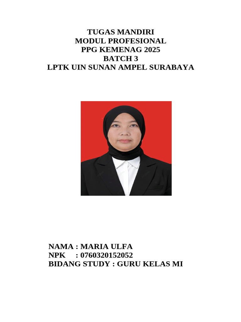 Modul PPG Kelas MI: Pembelajaran Terpadu | PDF