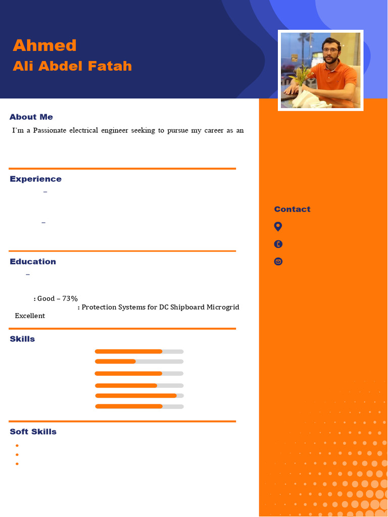Electrical Engineer Ahmed Ali's Profile | PDF