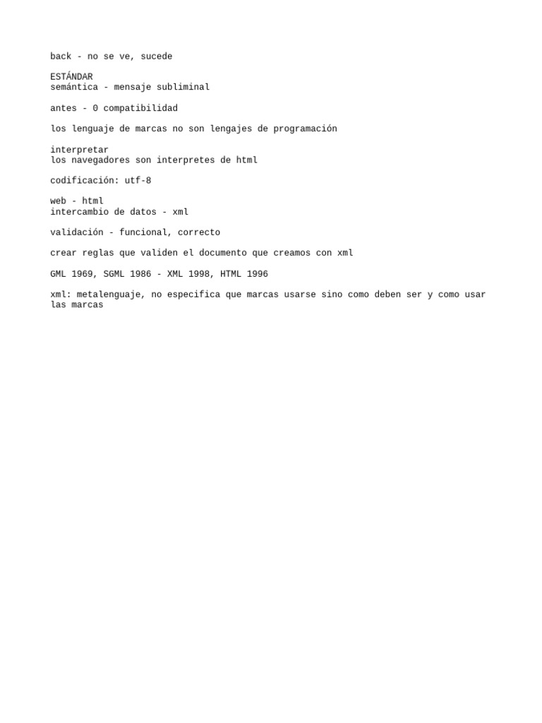 Lenguaje de Marcas | PDF